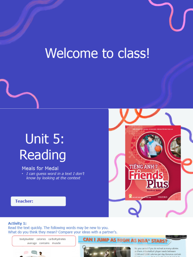 Tiếng Anh FP7 - Unit 5 - Lesson 2 | PDF