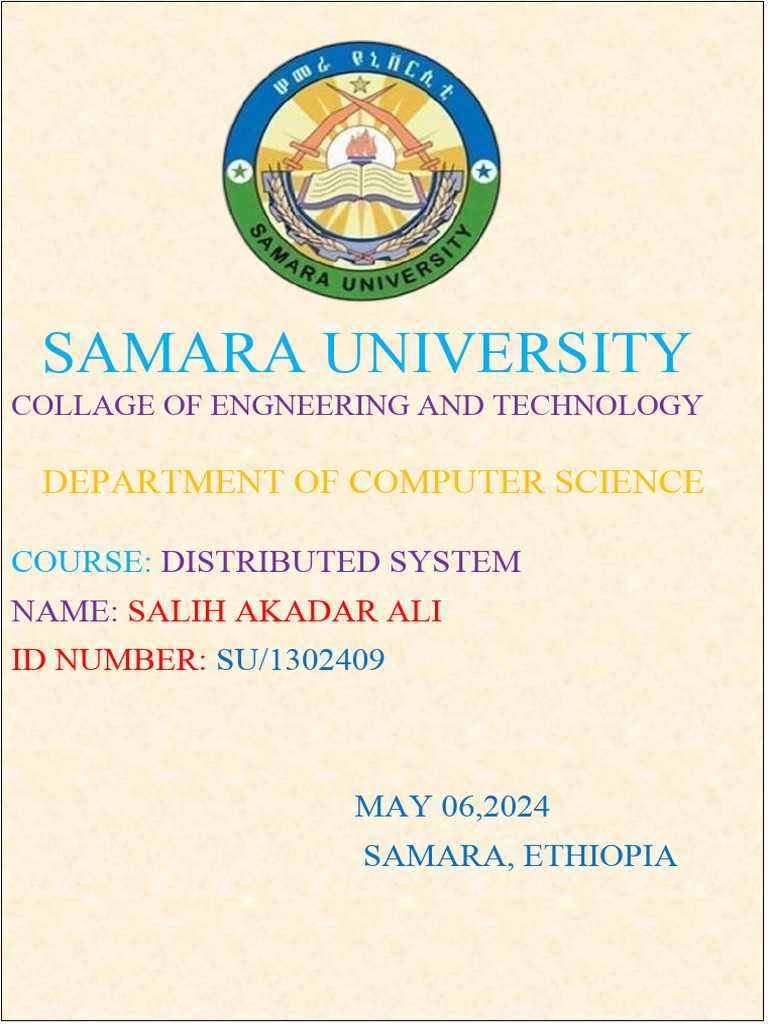 Distributed System Assignment | PDF | File Transfer Protocol | Common ...