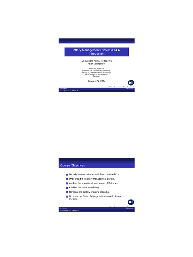 Battery Management System (BMS) | PDF | Electricity | Electrical ...