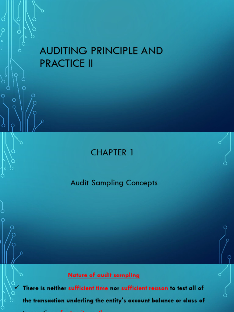 Auditing Principle and Practice II 111 | Download Free PDF | Audit | Internal Control