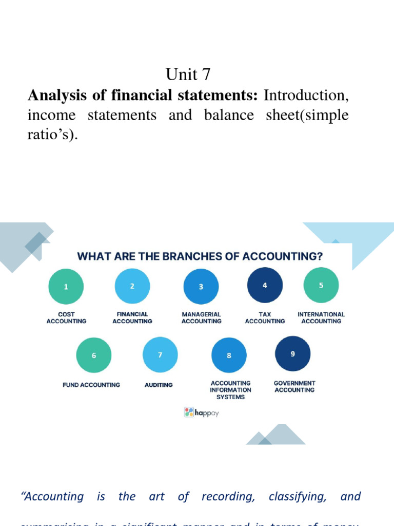 Unit 7 | PDF | Debits And Credits | Balance Sheet