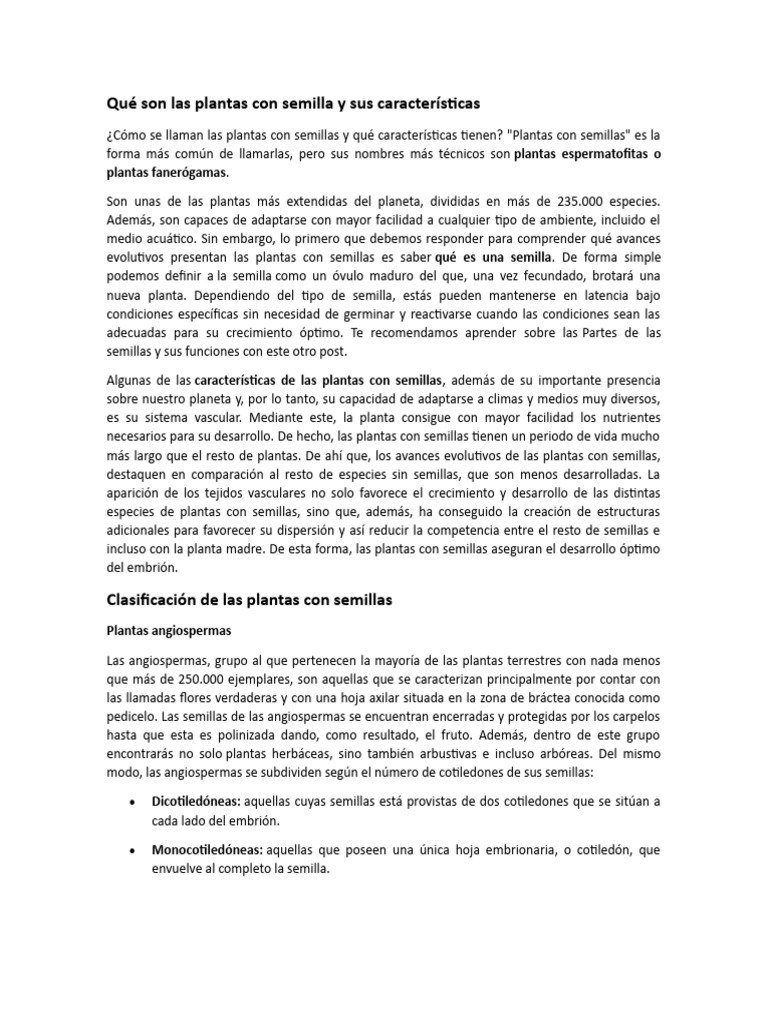 Proyecto Mario | PDF | Semilla | Plantas