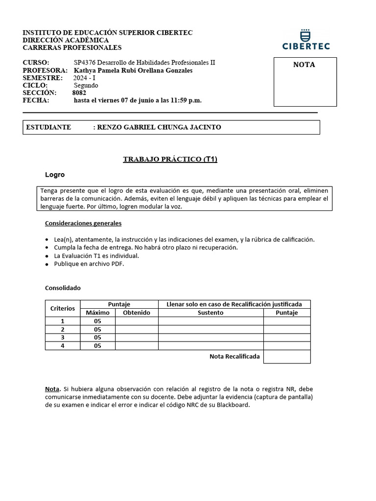 SP4376-Desarrollo de Habilidades Profesionales II-8082-00-T1-Kathya ...