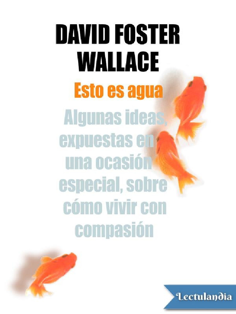 Esto Es Agua - David Foster Wallace | PDF | Pensamiento | Ateísmo