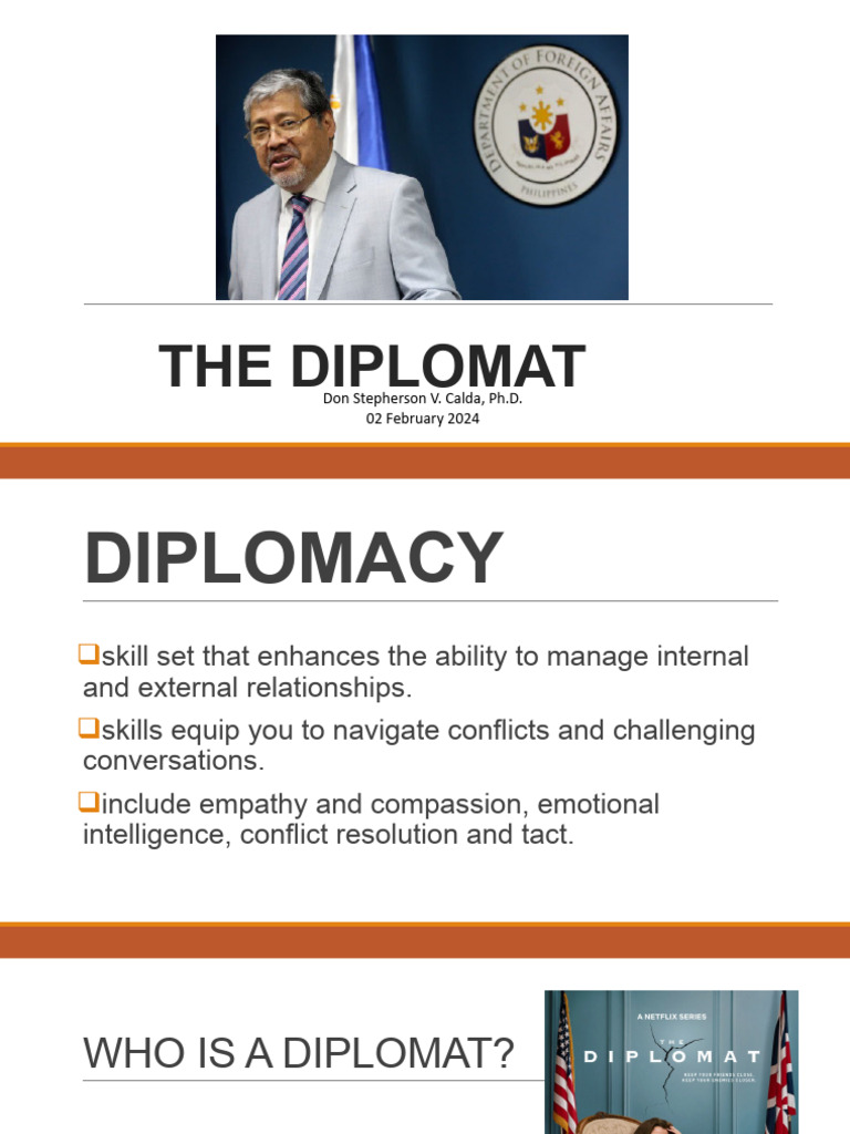 Lecture 2 Diplomat | PDF | Diplomat | Diplomacy