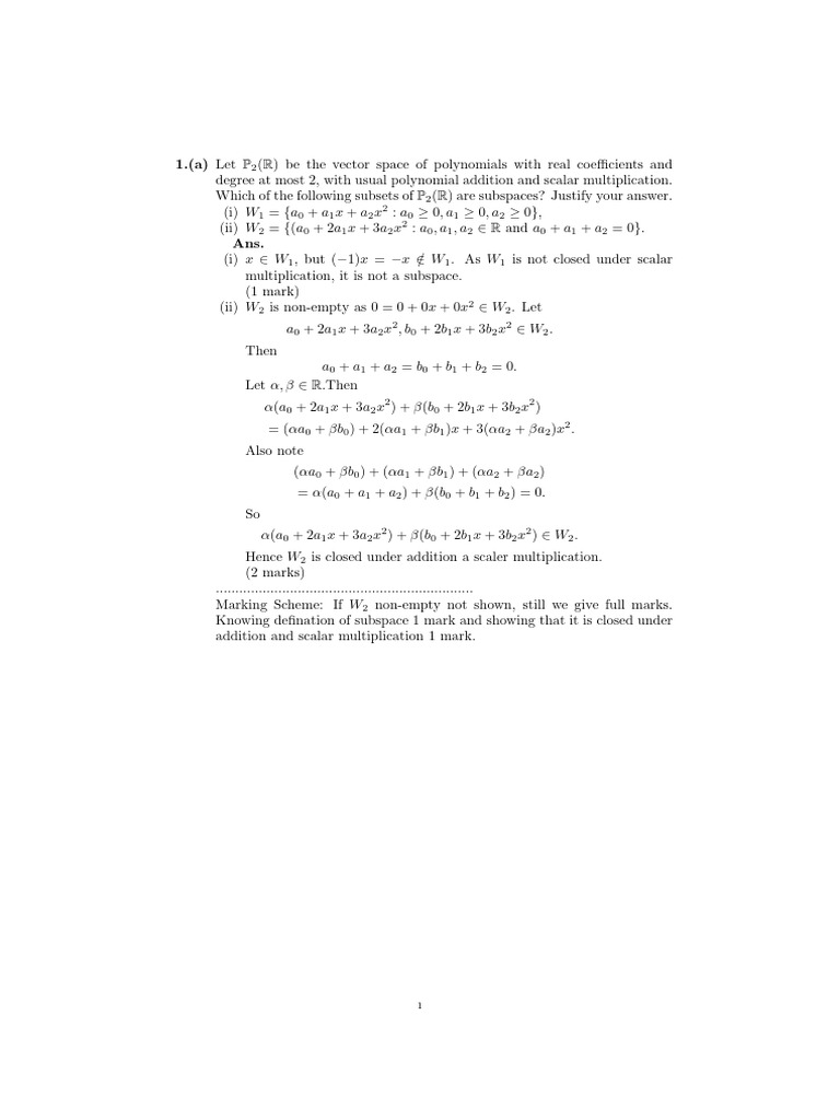 Midsem Solutions | Download Free PDF | Mathematical Physics | Mathematical Concepts