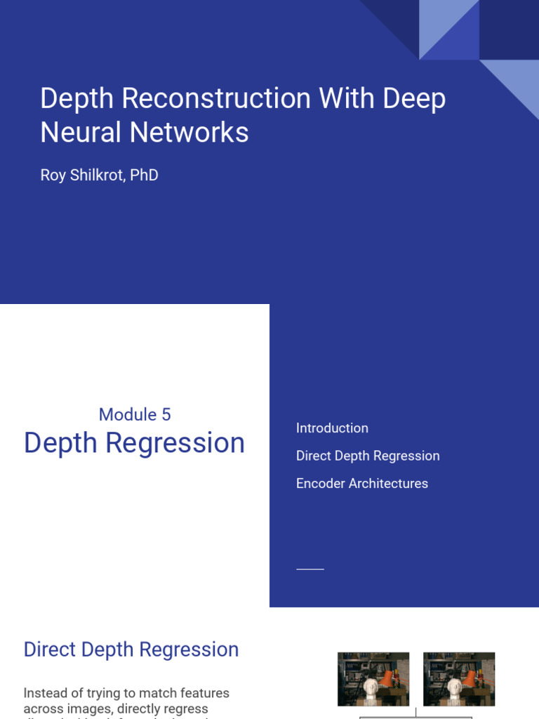 Depth Reconstruction With Deep Neural Networks (part 2) | Download Free PDF | Image Segmentation ...