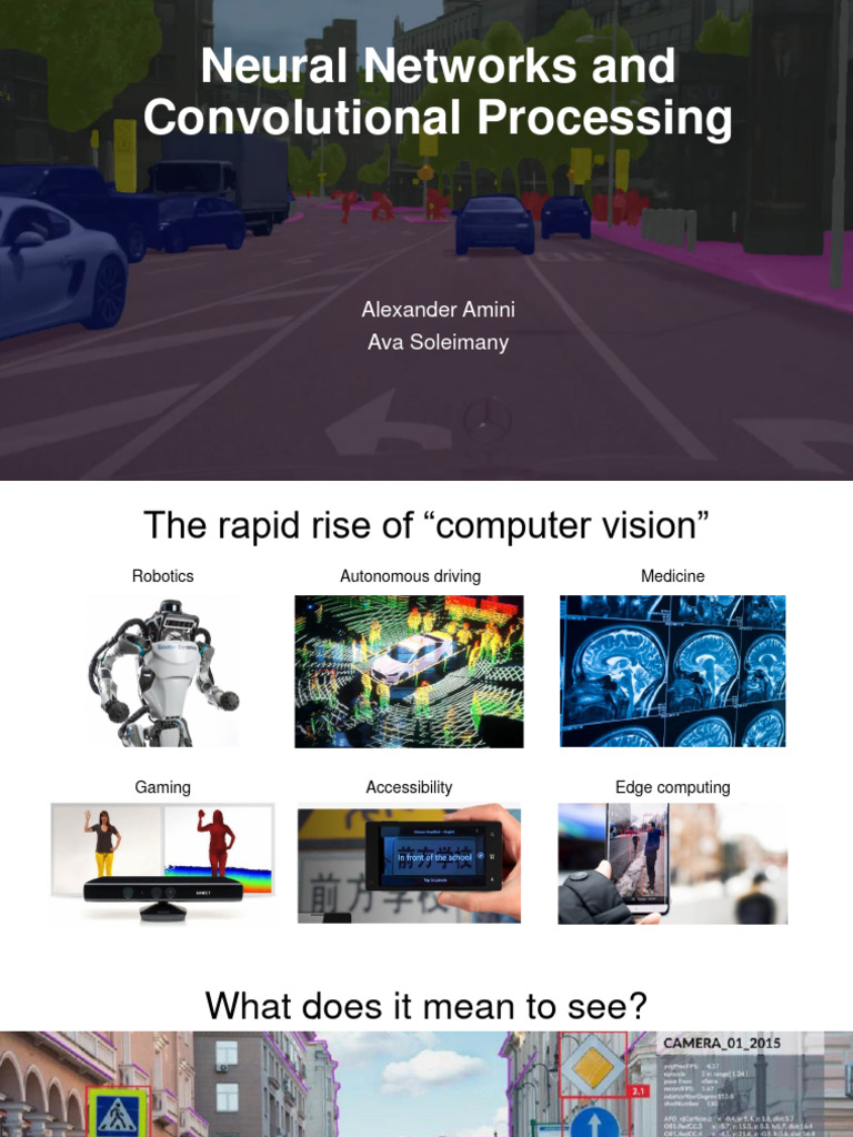 1.neural Networks and Convolutional Processing | PDF | Artificial Neural Network | Computer Vision