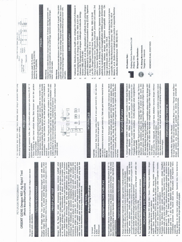 Pemeriksaan NS1 | PDF