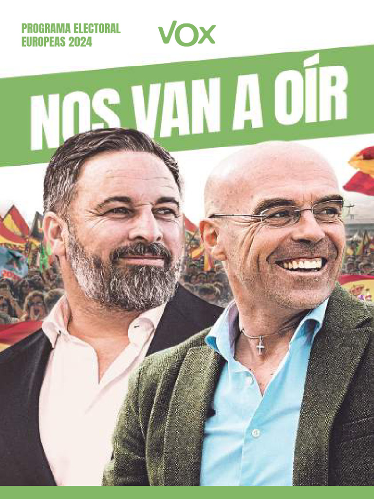 Programa Electoral Vox Eleccions Europees 2024 | PDF | Política Agrícola Común | España