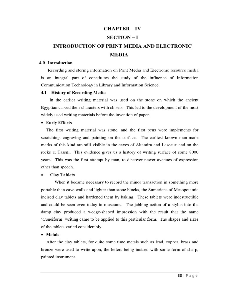 13_Chapter 4 | Download Free PDF | Papyrus | Newspapers