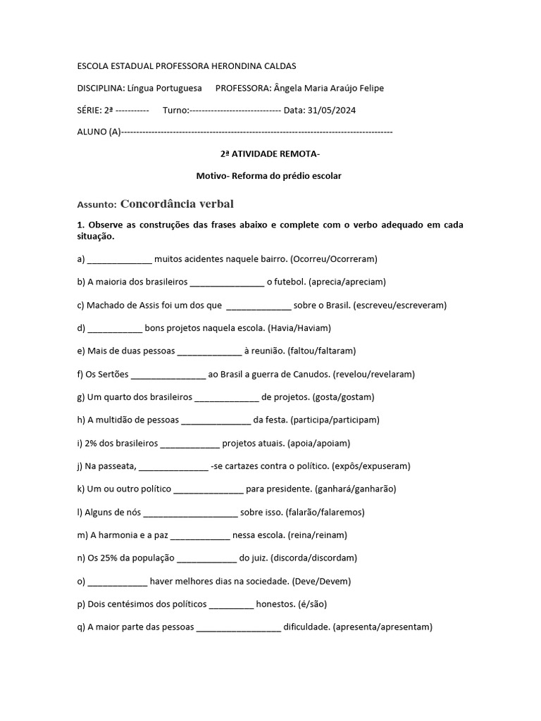 2 Atividade Remota 2 | PDF