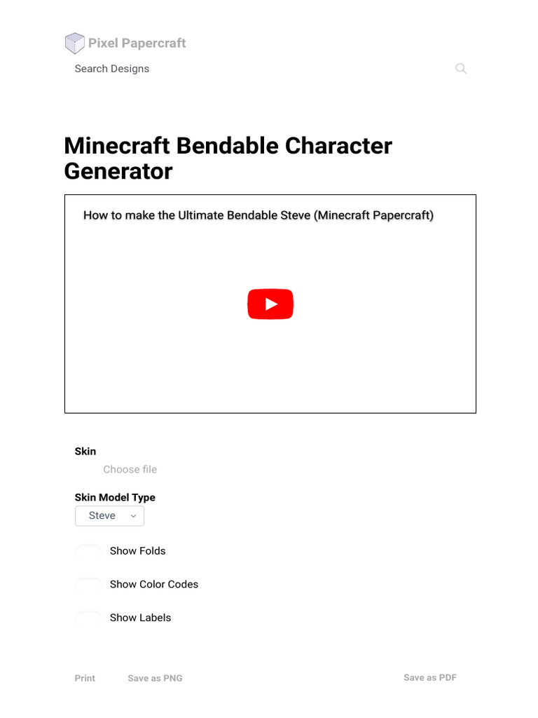 Pixel Papercraft - Generators | PDF