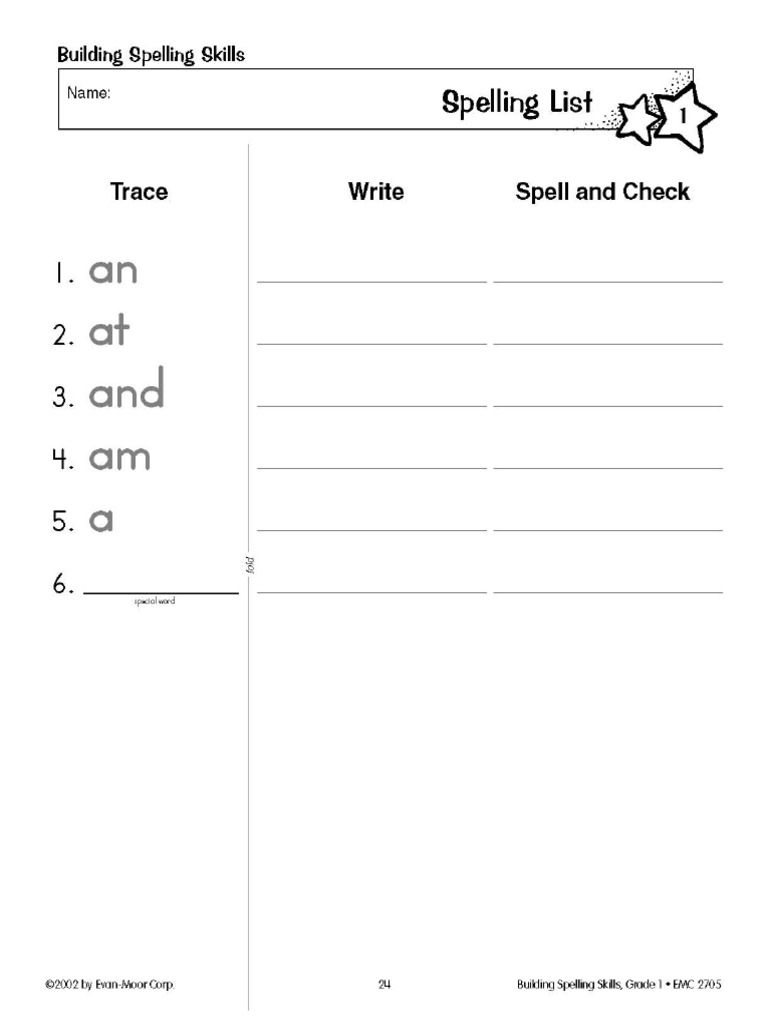 Building Spelling Skills_ Grade 1 ( PDFDrive )_extract_2 | PDF