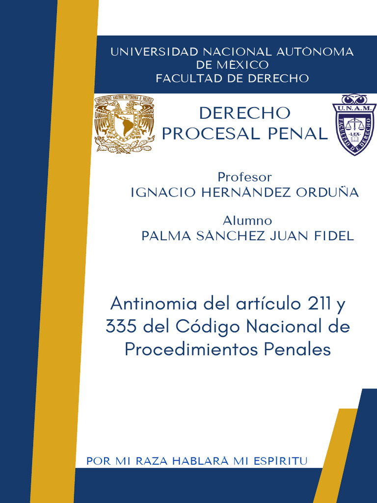 Penal Antinomia 211 y 335 | PDF | Ley Pública | Justicia