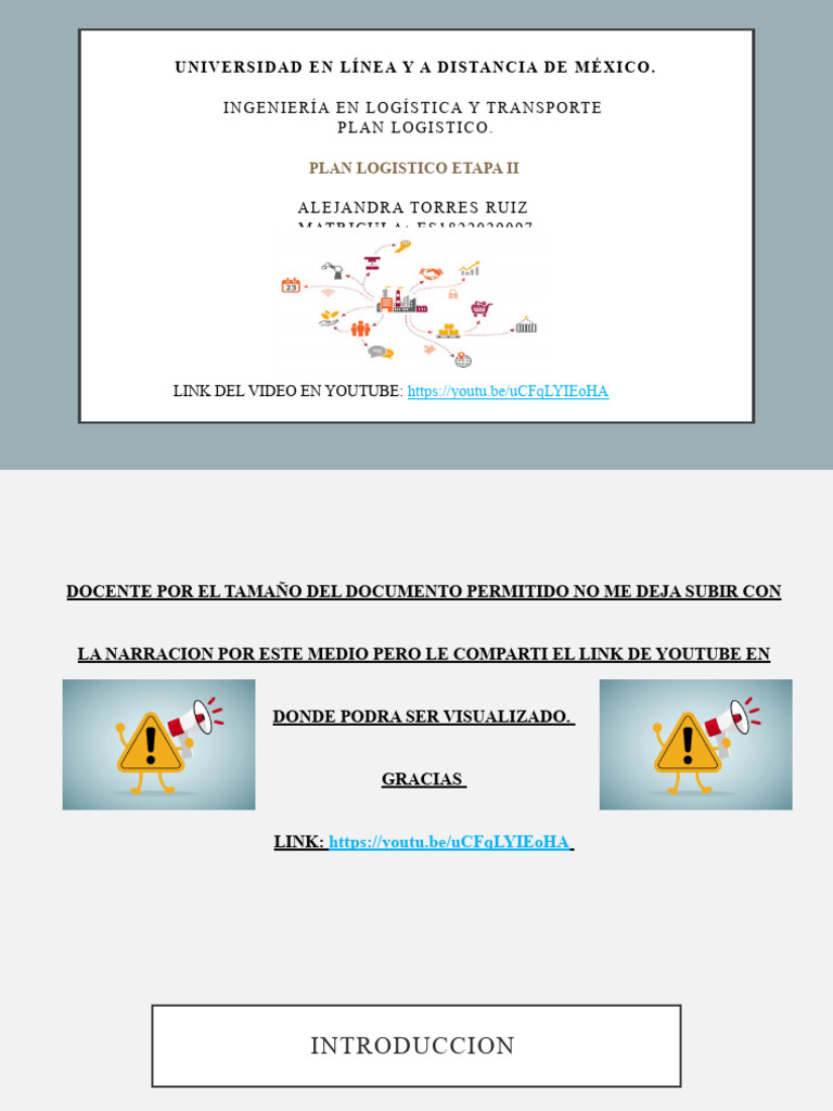 LPLG U2 Ea Altrpresentacion | PDF | Business | Planificación