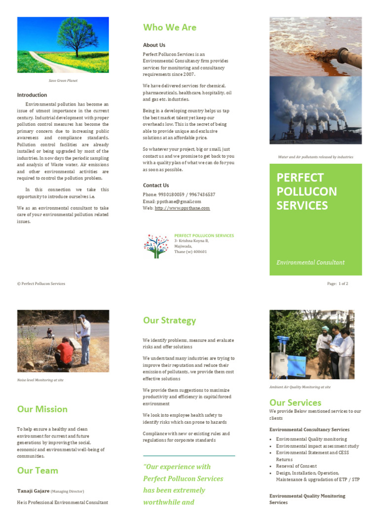 Air Quality Solutions by Perfect Pollucon | PDF | Air Pollution ...