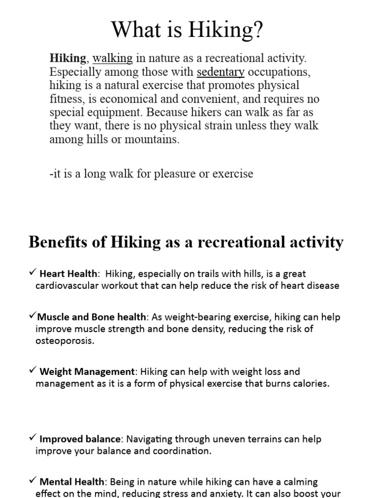 Hiking | PDF | Hiking