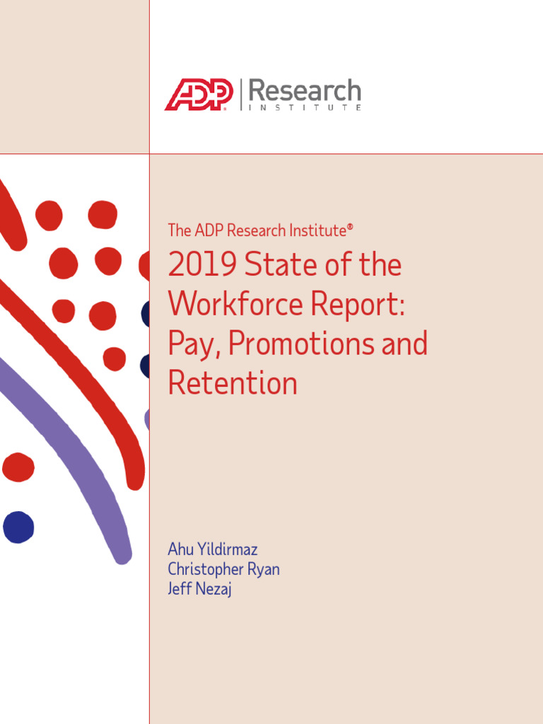 ADP The State of HR 2019 | Download Free PDF | Employee Retention ...