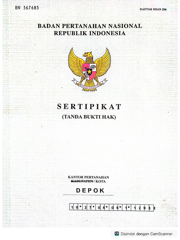 Sertifikat SHM | PDF