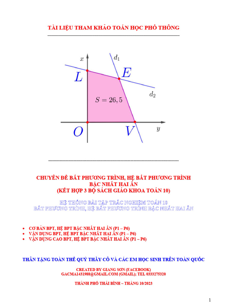 He Thong Bai Tap Trac Nghiem BPT He BPT Bac Nhat Hai An Co Ban Van Dung Van Dung Cao | PDF