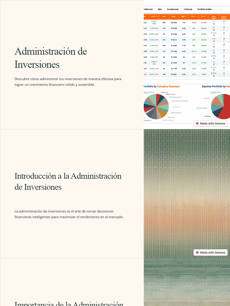 Administracion de Inversiones | PDF | Inversiones | Estrategia de inversión