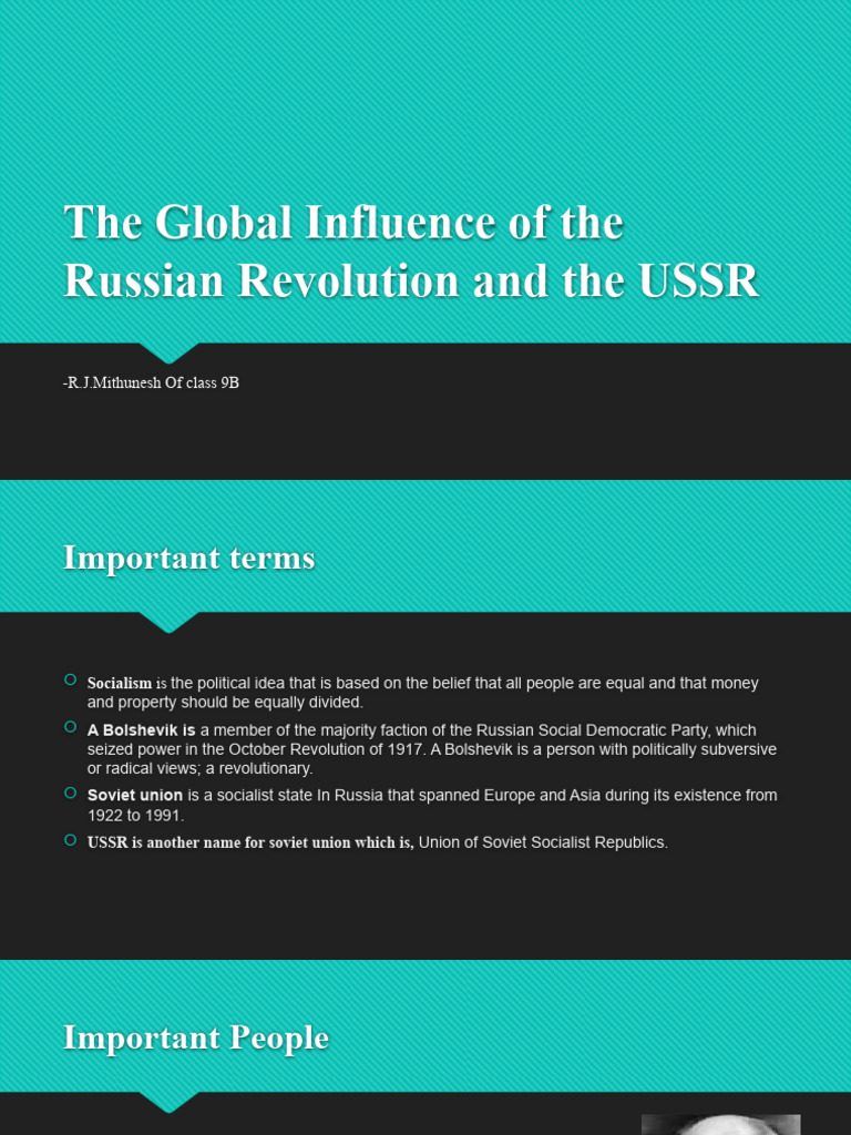 Global Impact of Russian Revolution | PDF | Soviet Union | World Politics