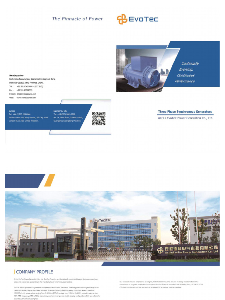 EvoTec Alternator Product Catalogue | PDF