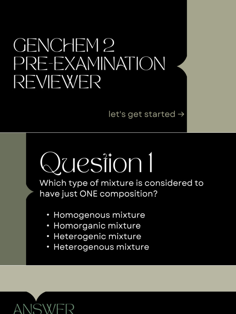 Genchem 2 Reviewer | PDF | Chemical Substances | Physical Sciences