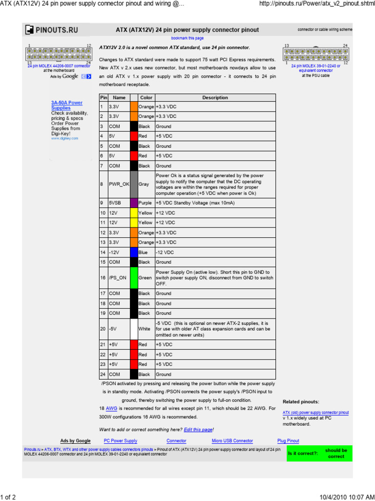 ATX12V_24 | PDF | Computer Hardware | Electronics