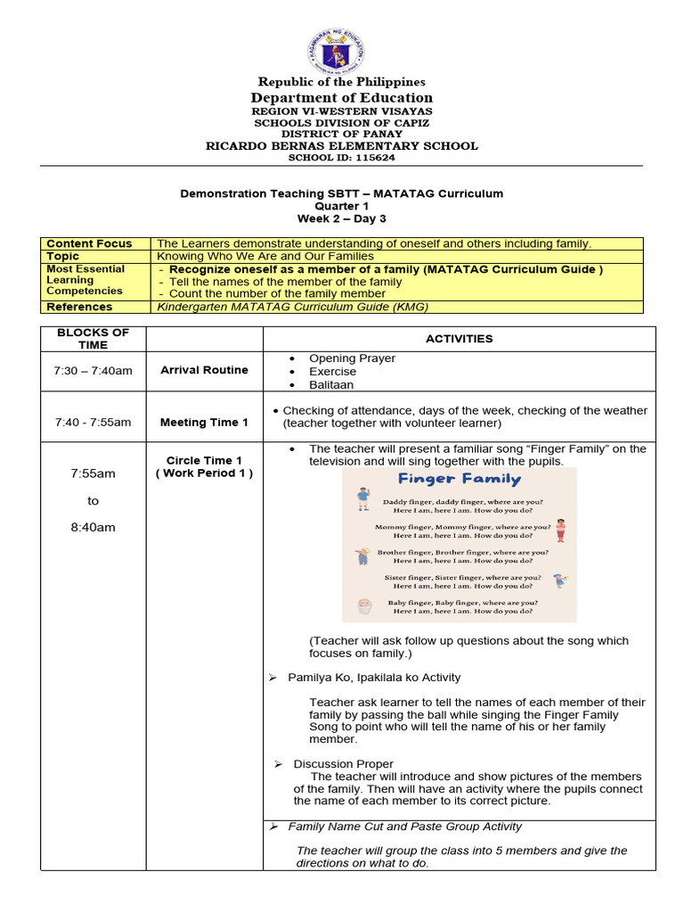 Demo-Lesson-Plan Health Education | Download Free PDF | Curriculum ...