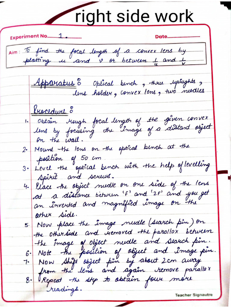 Experiment 1 of Physics | PDF