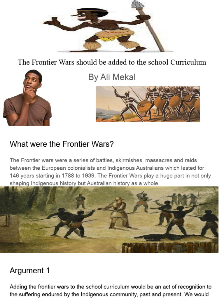 Include Frontier Wars in School Curriculum | PDF | History