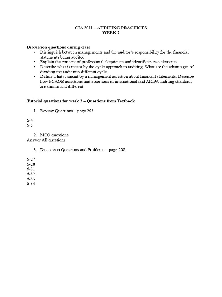 Tutorial Question Week 2 | PDF Tutorial Question Week 2 | PDF