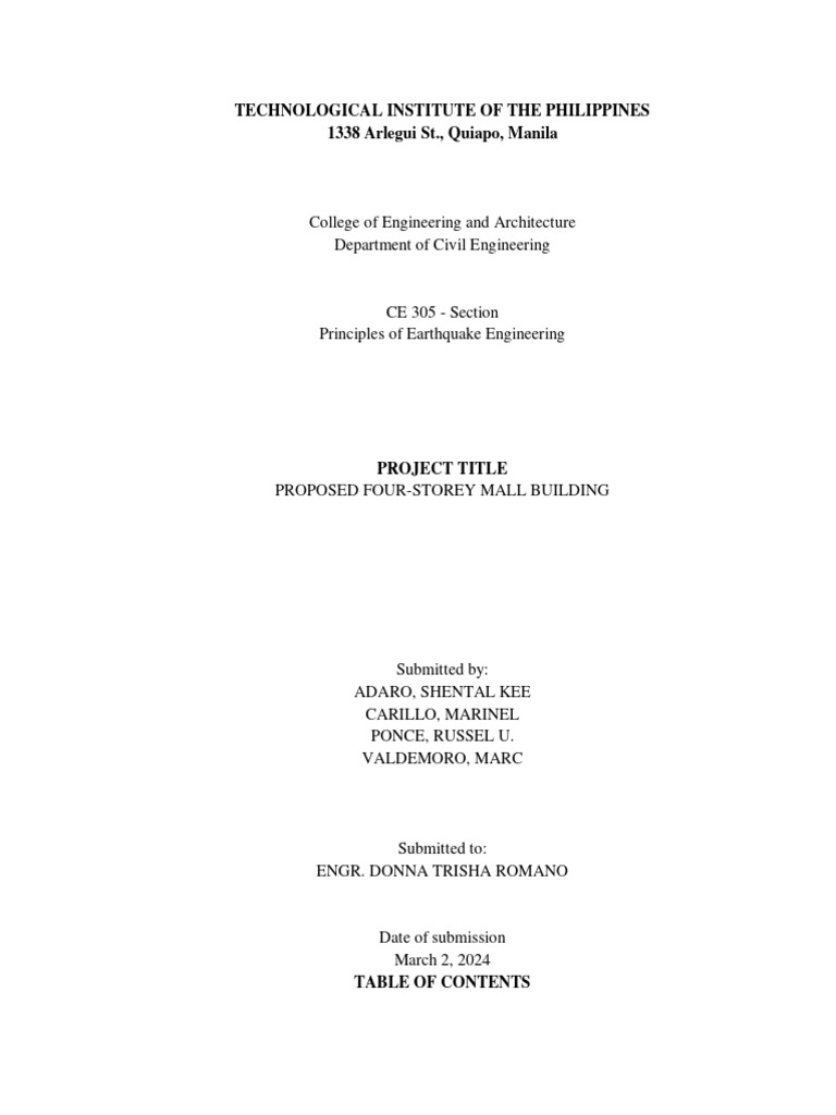 chap1-2_GRP4 | PDF | Shopping Mall