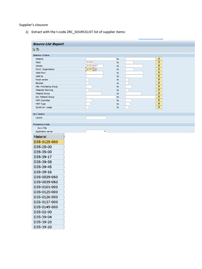 Supplier Closure Process in SAP | PDF | Business | Technology & Engineering