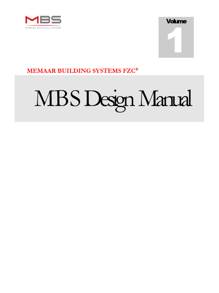 MBS-DesignManual_Ver-5.7 | Download Free PDF | Strength Of Materials ...