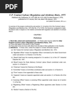 Maharashtra Contract Labour Rules 1971 | PDF | License | Employment