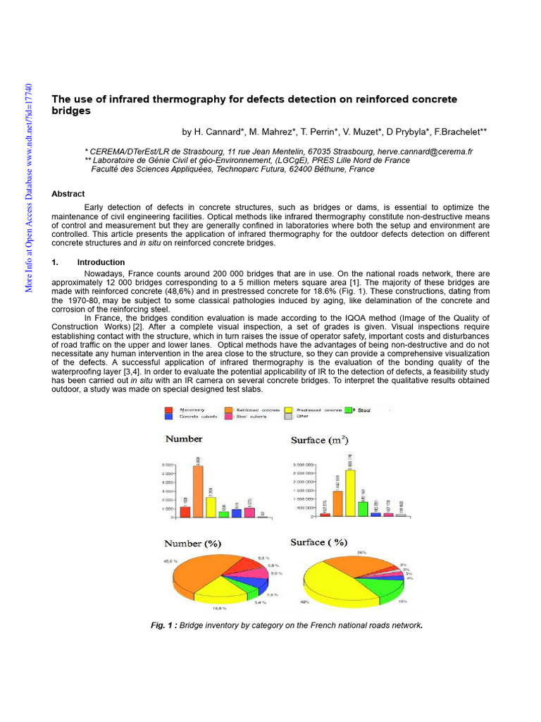 The Use Of Infrared Thermography For Defects Detection On Reinforced Concrete Bridges Fra