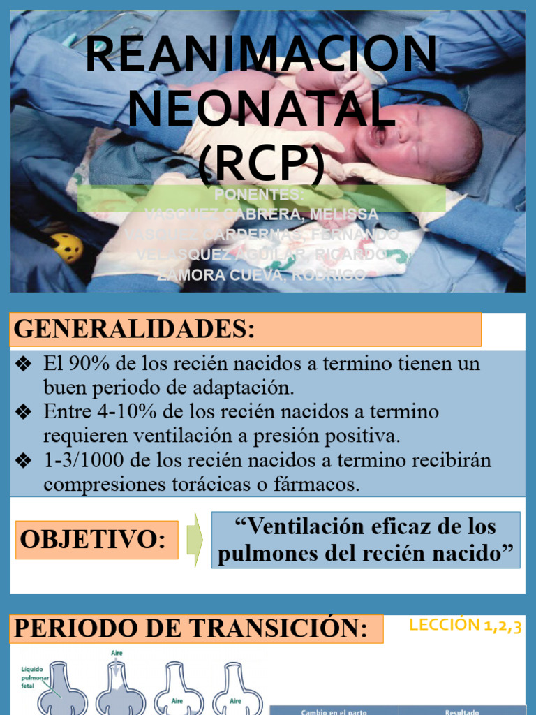RCP Neonatal Completo | Descargar gratis PDF | Reanimación ...