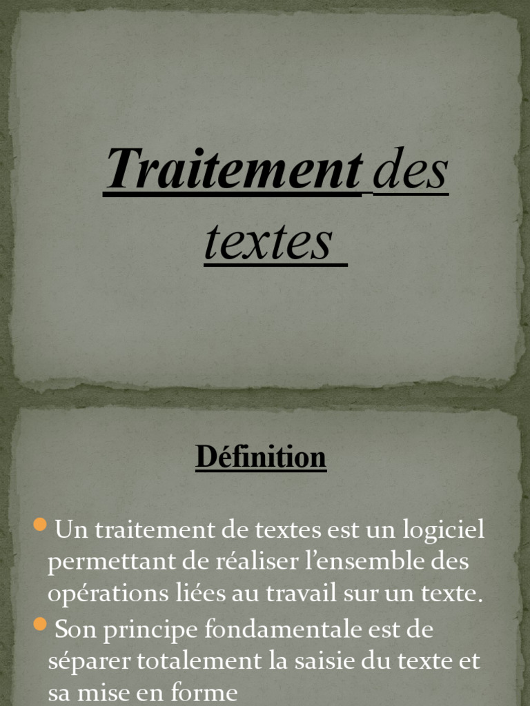 Guide complet sur le traitement de texte | PDF | Microsoft Word | Logiciel