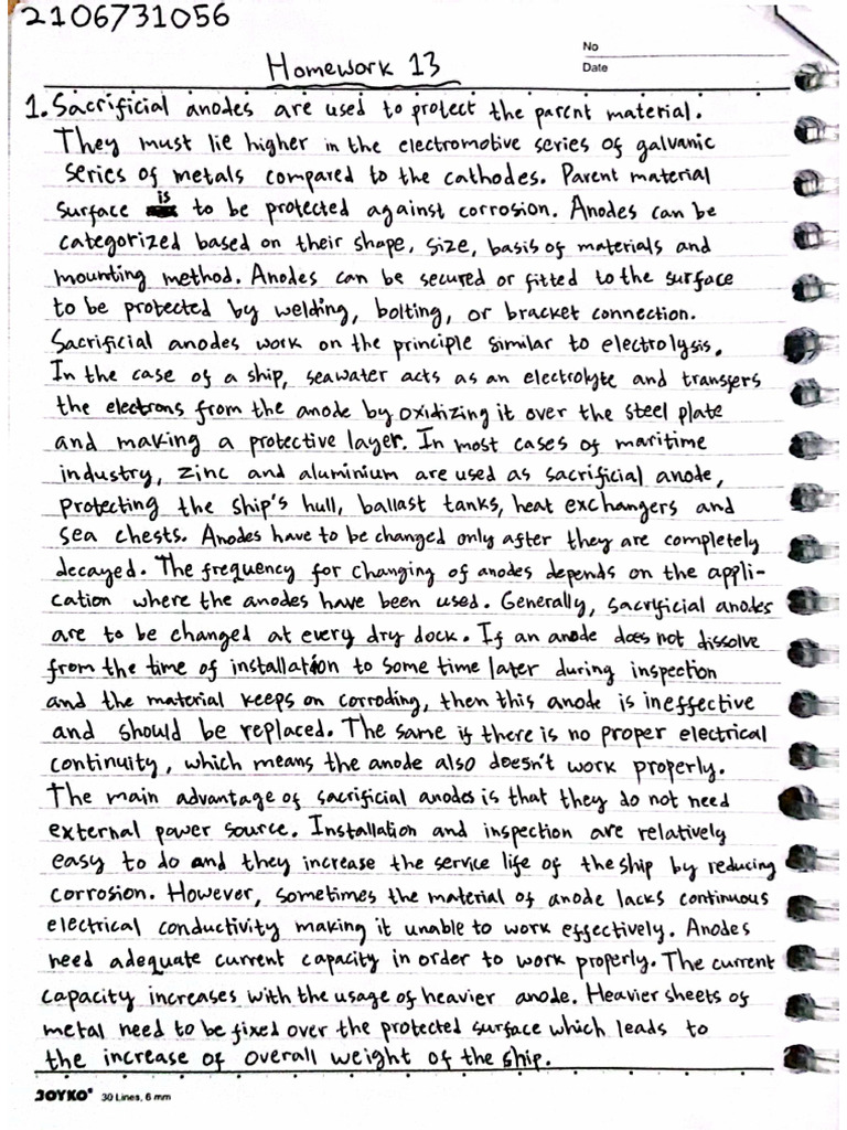 HW13 SMR Shipcorr | PDF