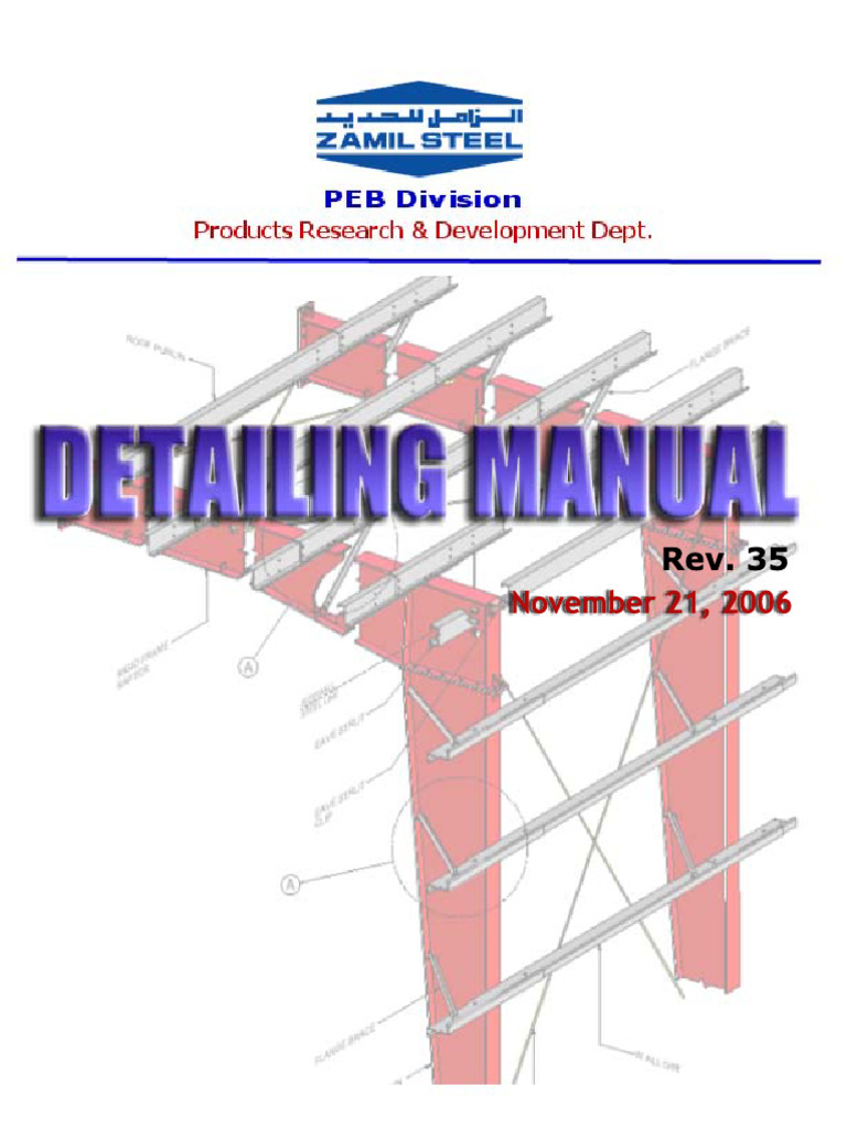 Zamil Steel Detailing Manual | PDF | Crane (Machine) | Framing ...
