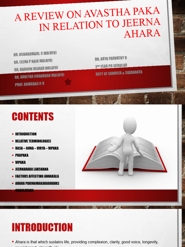Avastha Paka and Jeerna Ahara Review | PDF | Ayurveda