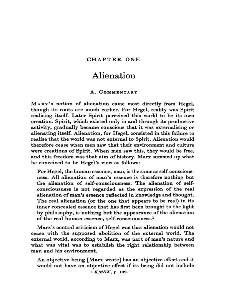 Alienation From David-McClellan-The-Thought-of-Karl-Marx | PDF | Marx's ...