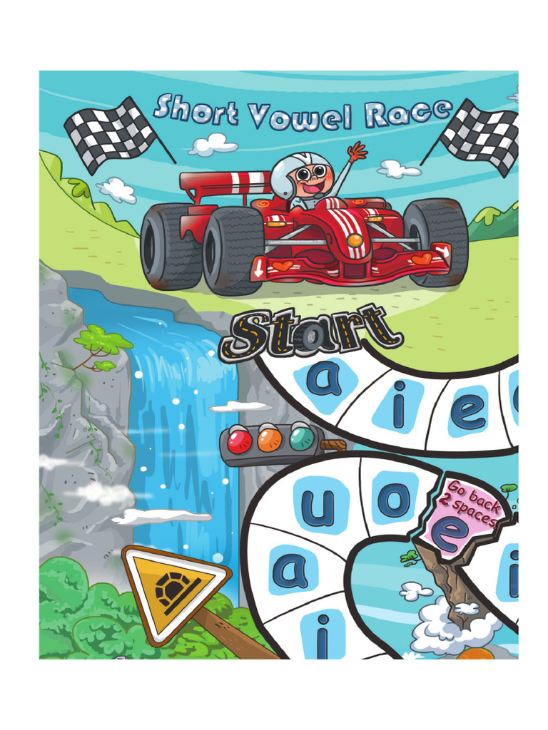 EFL Phonics Student Book 2 (3rd Edition) Short Vowels Big Board Game 3572 | PDF