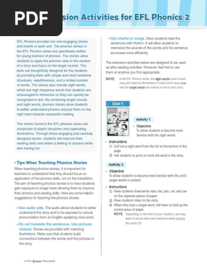 New Efl Phonics 2 Short Vowels Workbook Ebook Pdf Class Library House