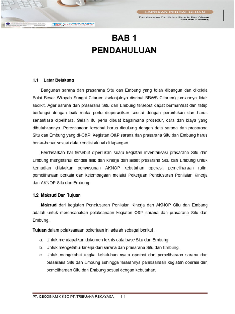 Bab 01 Pendahuluan | PDF
