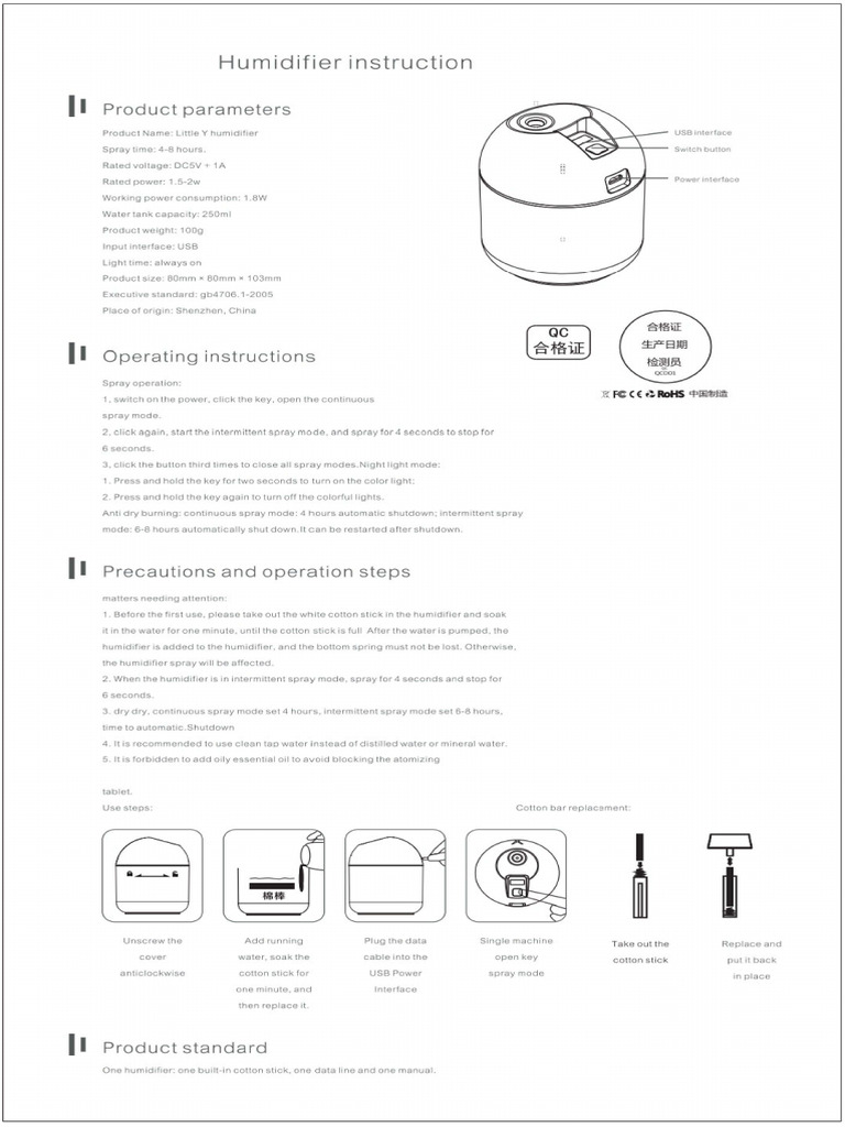 Humidificador | PDF