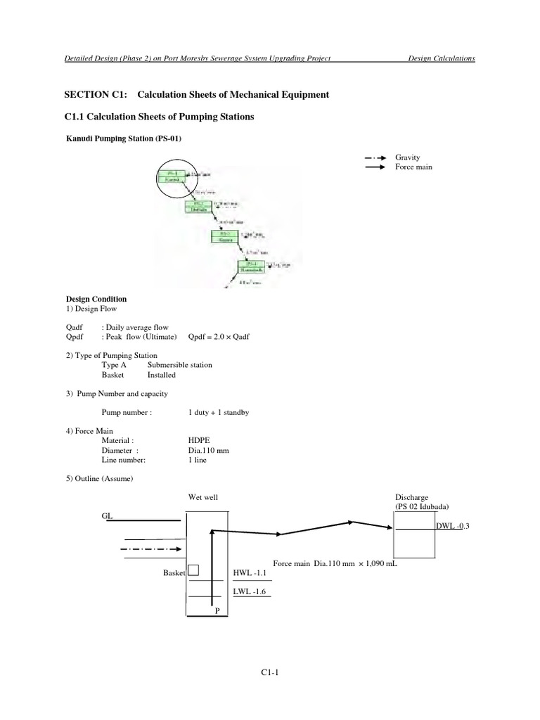 Test Pump Calculations Pdf Pumping Station Pump